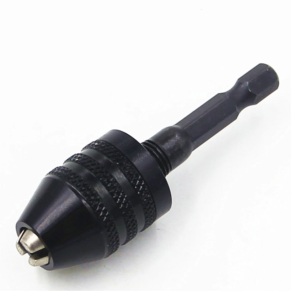 1PC 0.3-6.5mm Quick Chuck Plug Change Adapter Drill W/ Hexagonal Handle ...