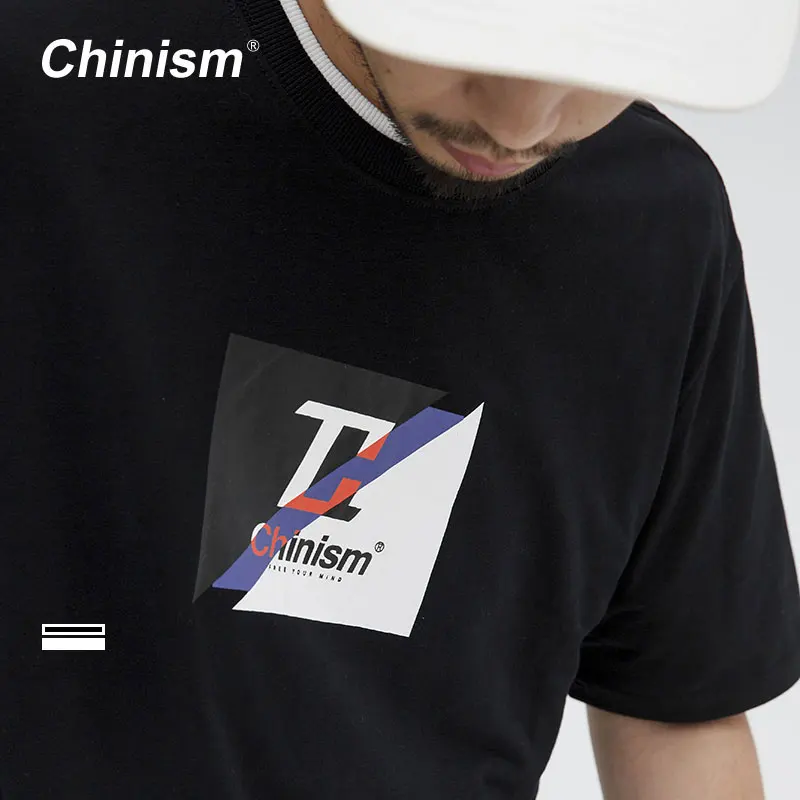 CHINISM 2018 Summer Chest Box Printed Casual T shirts Mens Stylish ...