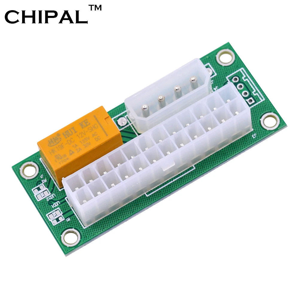 CHIPAL Dual PSU Adapter 4Pin to 24Pin Sync Synchronous Starter ADD2PSU ...