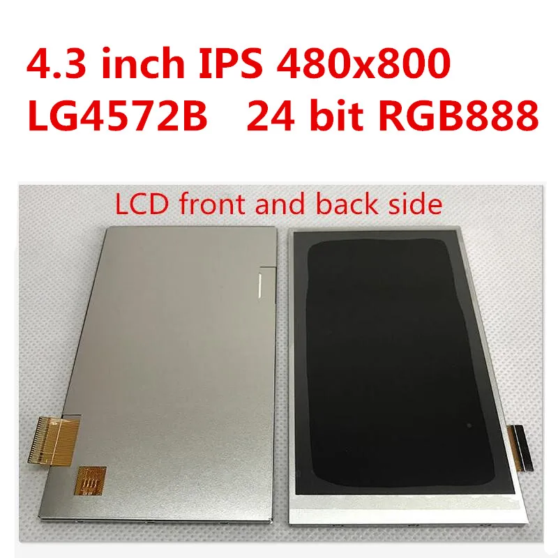 480800 4.3 inch IPS LG4572B 24 bit RGB888 TFT 45pin LCD display module ...