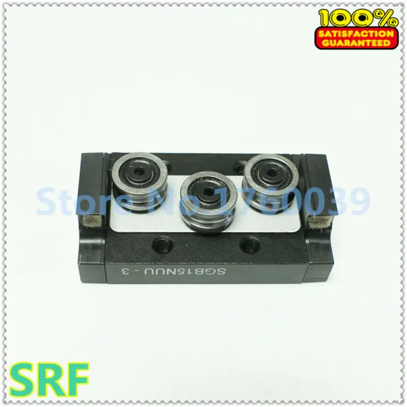 44mm width Aluminum Square Roller Linear Guide Rail 1pcs SGR15N Length ...