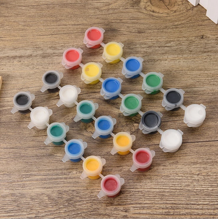 3pcs/lot 5ml Drawing Storage Box Plastic Paint Container Kids Diy ...