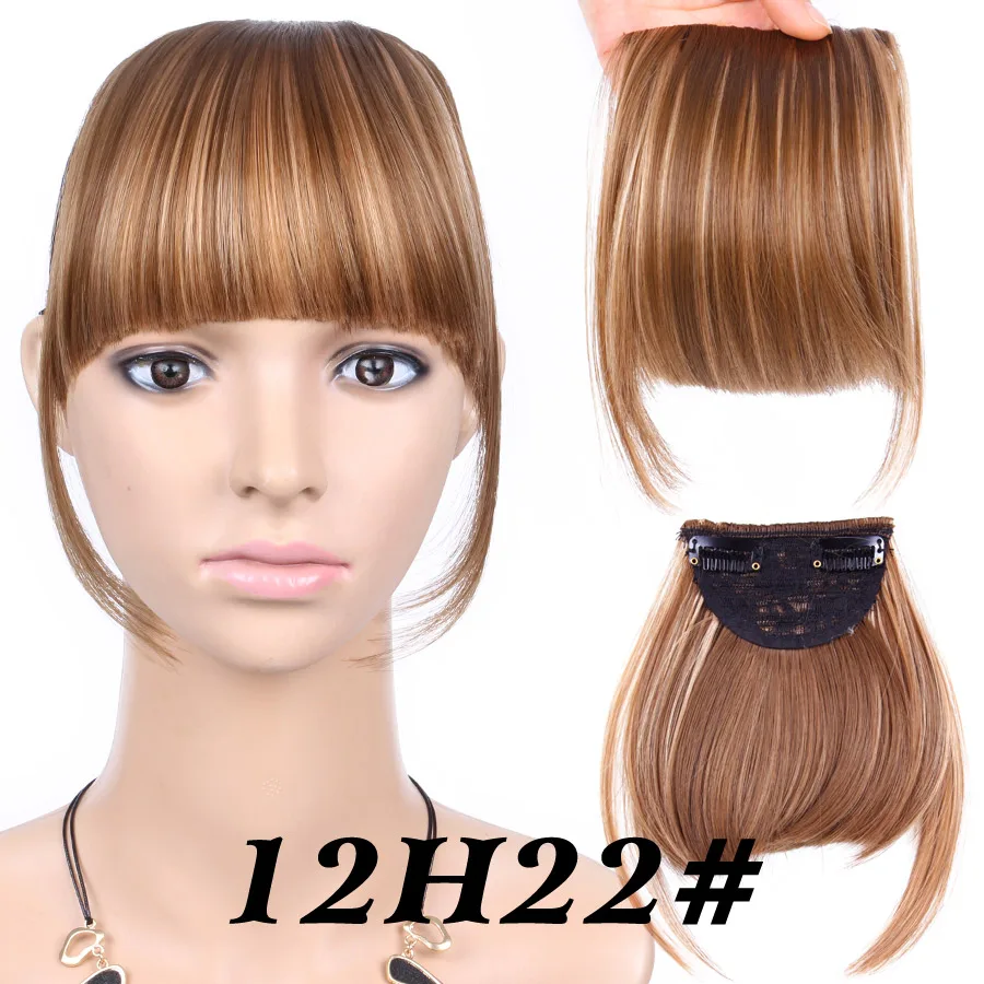 Straight synthetic blunt bangs (Brand - Leeons) - Hair.lk