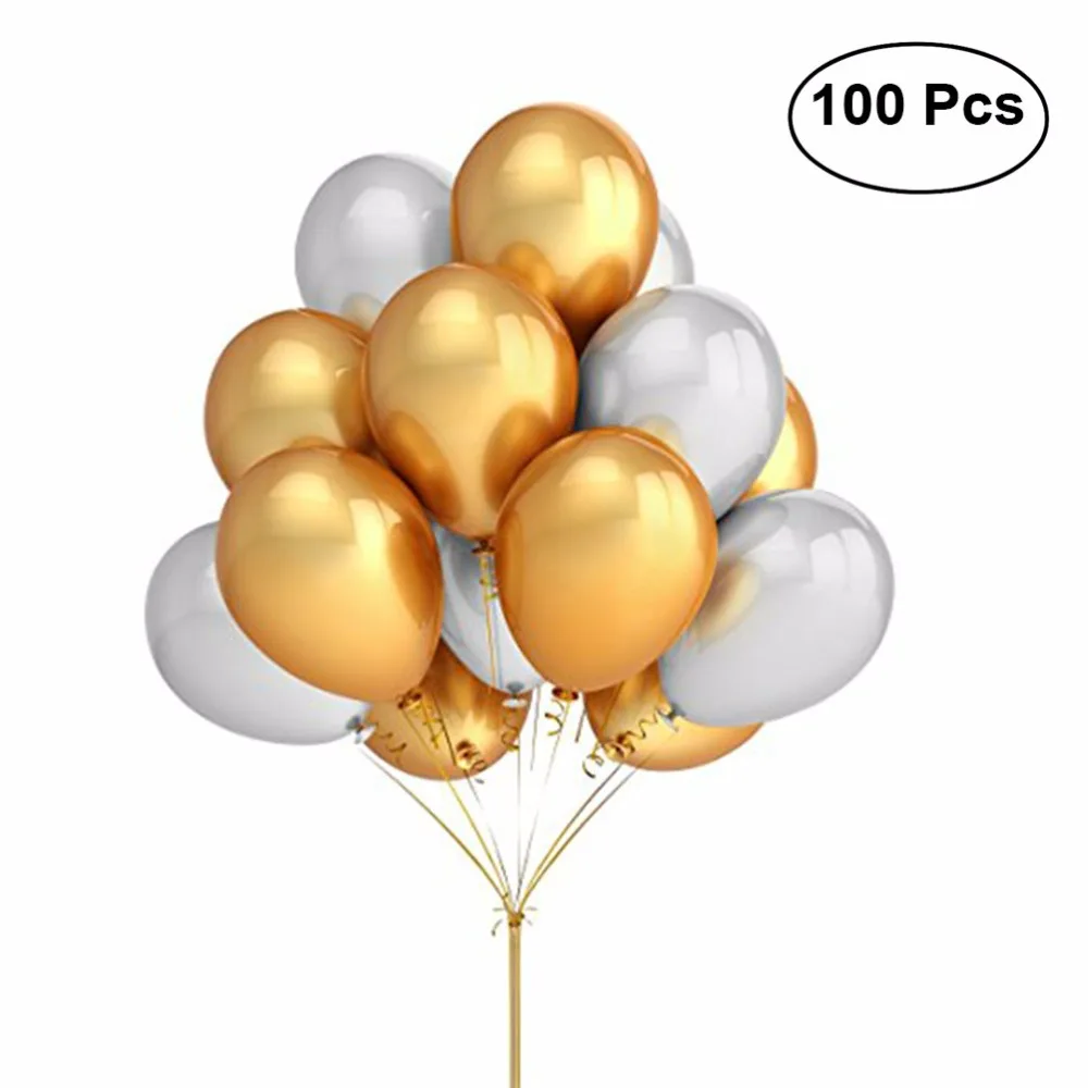 100 Pcs 16inch Round Balloons Wedding Decoration Thicken Latex Balloons ...