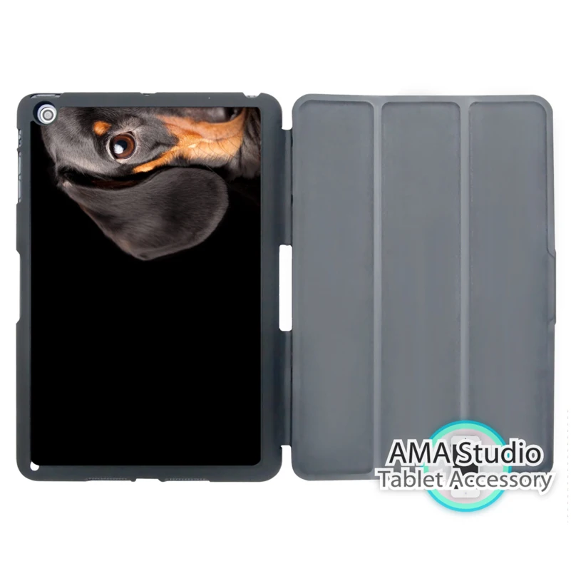 Dachshund Dog Puppy Case For Apple iPad Mini 1 2 3 4 Air Pro 9.7 Stand ...
