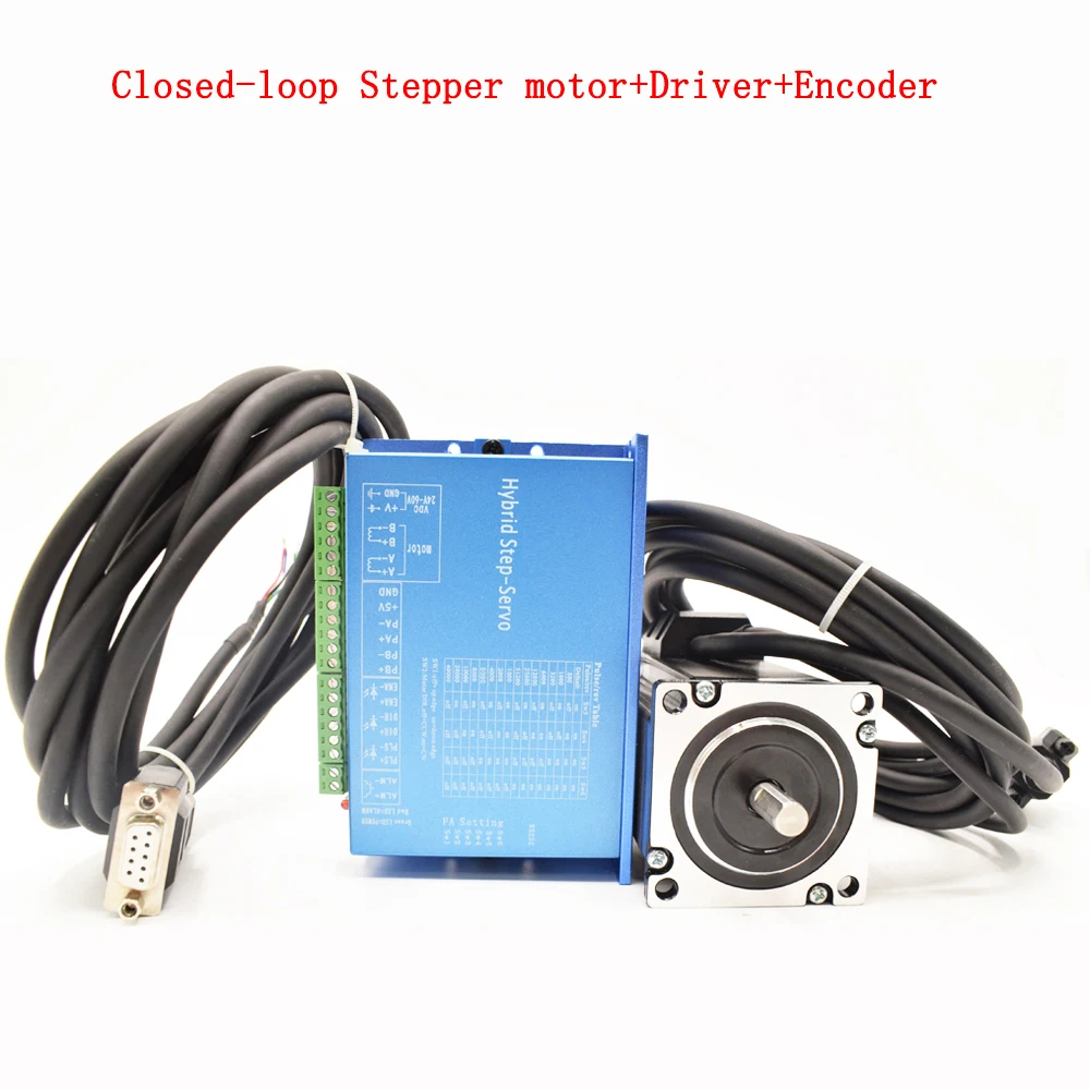 Nema23 2nm 286oz In Closed Loop Stepper Drivermotor Kit Hybrid Step Servo Puldir 480gcm2 For