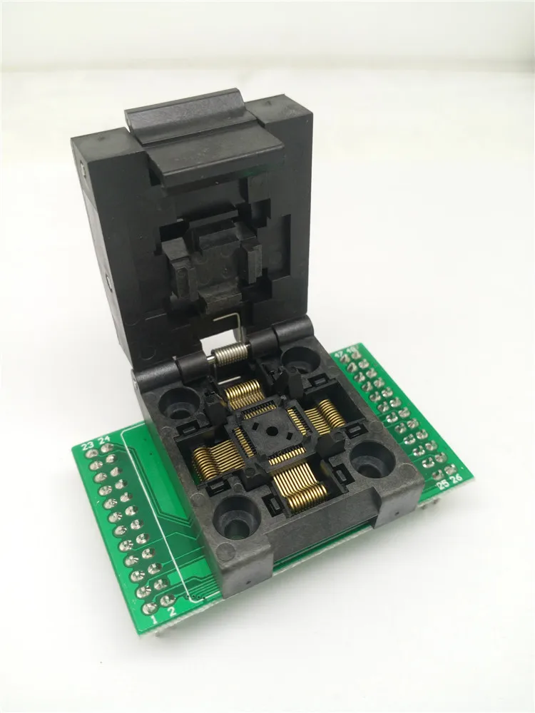 Fpq 48 05 06 Test Socket Adapter Qfp48 Tqfp48 Lqfp48 To Dip48 Clamshell Programming Socket