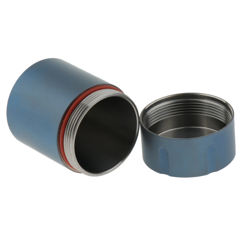 Titanium Waterproof Pill Box Case Multi-purpose Tablet Container ...