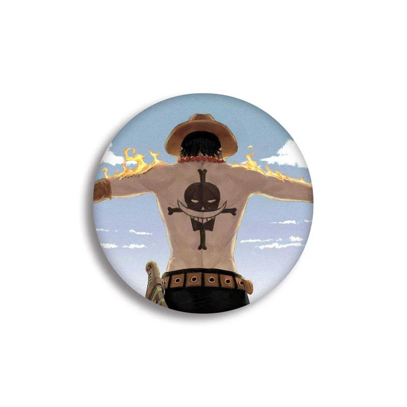 Anime One Piece Cosplay Badge Luffy Nami Roronoa Zoro Tony Brooch Pin ...