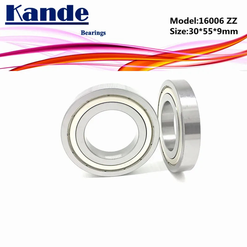 2pcs 16006 ZZ 16006ZZ Thin Section 16006 Bearing 30x55x9mm 16006 2Z-in ...