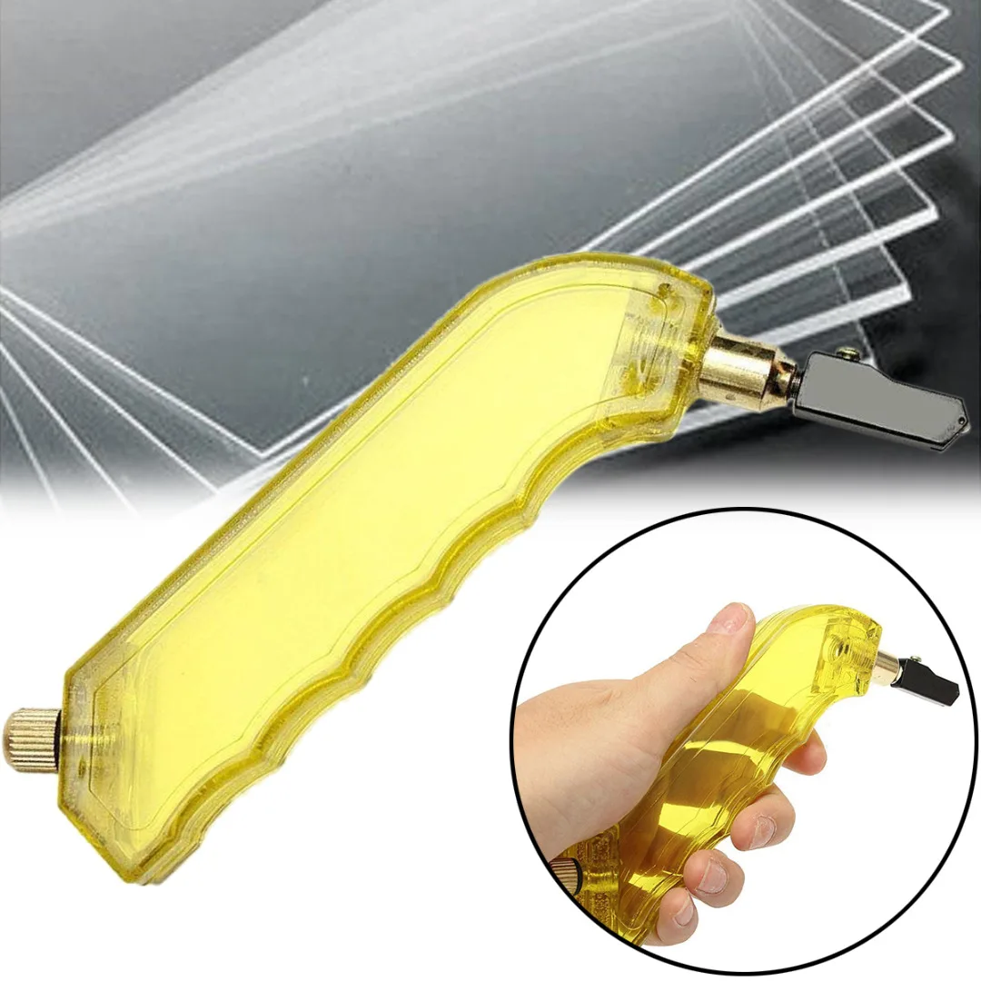 1pc New Stain Glass Cutter Tungsten Carbide Pistol Grip Oil Glass