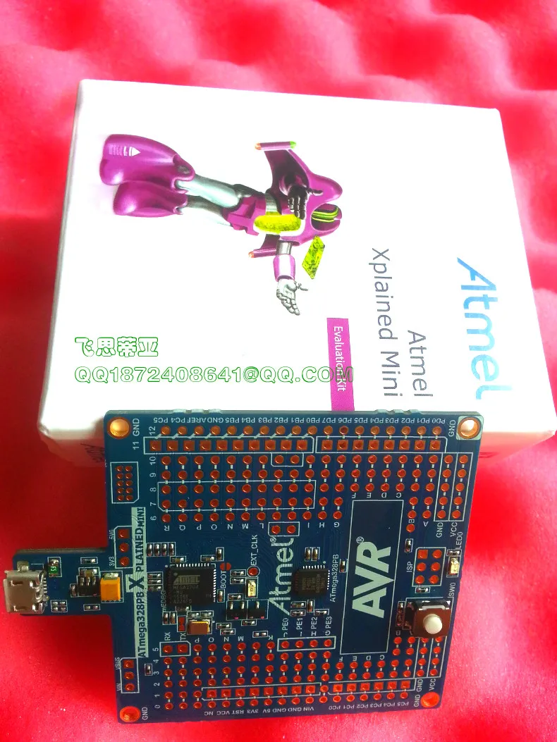 Placa de desarrollo de módulo de evaluación ATMET, ATMEGA328PB XMINI, AVR, ATMEGA328P|board ...
