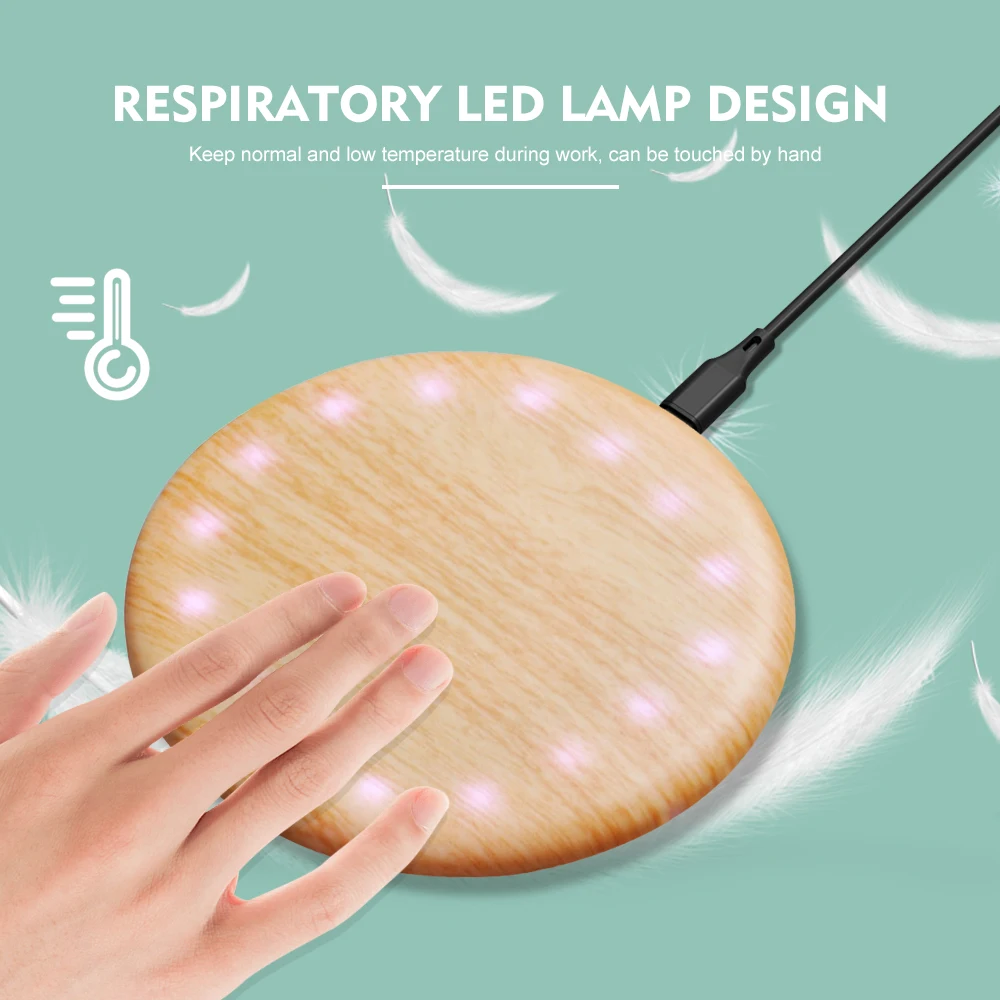 Беспроводная зарядная панель Ascromy Wood Qi для samsung S10 huawei P30 Pro Xiaomi Mix 9 iPhone ...