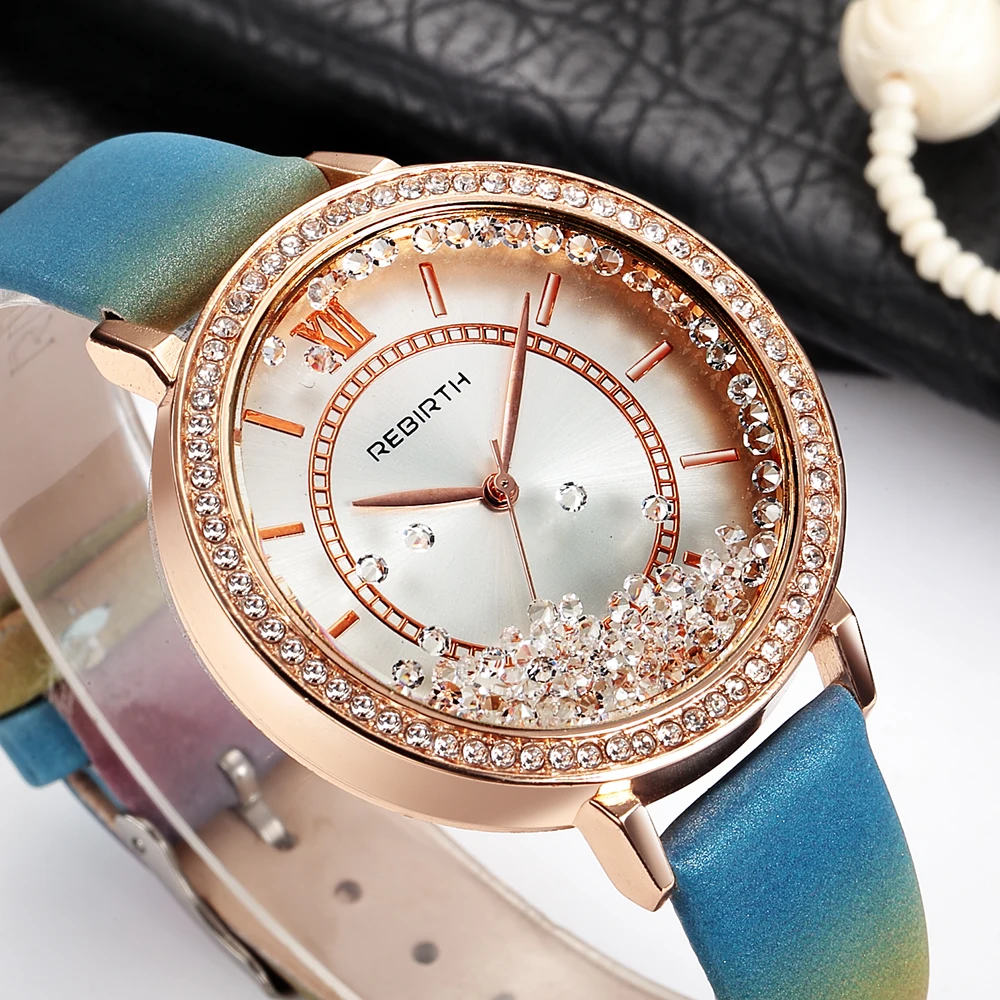 Rebirth Fashion Womens Quartz Watch Women Lover Ladies Watches Luxury