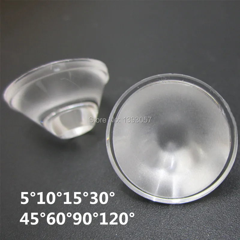 20pcs 1w 3w LED optical lenses, High Power led lens 20mm frosted ...