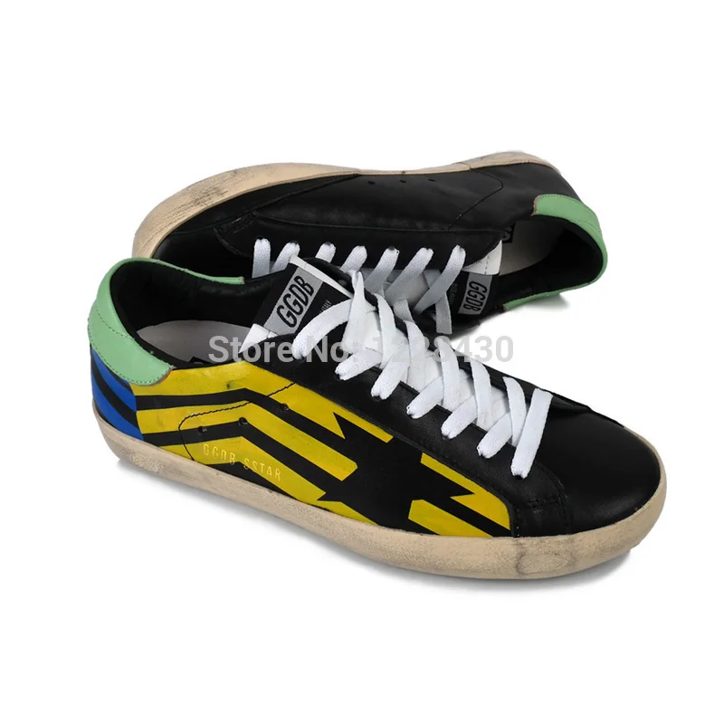 2014 New Arrival Golden Goose Superstar Sneakers Genuine Leather Men ...
