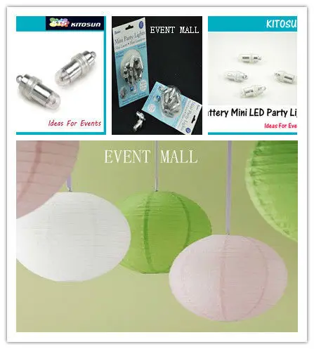 10Pcs Waterproof LED Mini Submersible Party Lights For Lighting Up ...