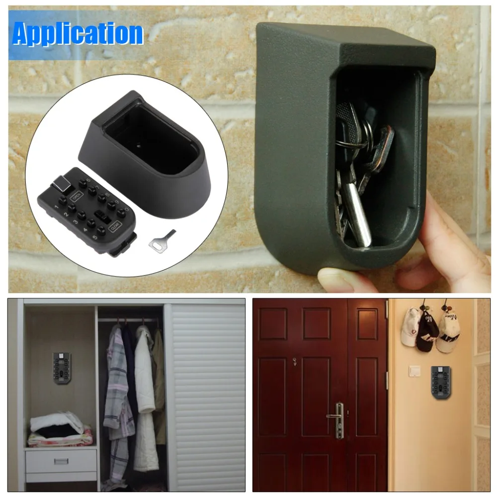 מוצר - Combination Key Safe Wall Mounted with Rubber Case Key Storage ...