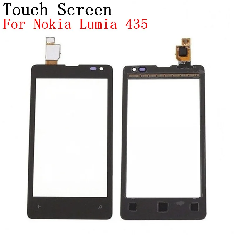 RTBESTOYZ Touch Screen Digitizer Front Glass Lens Panel For Nokia 435 ...
