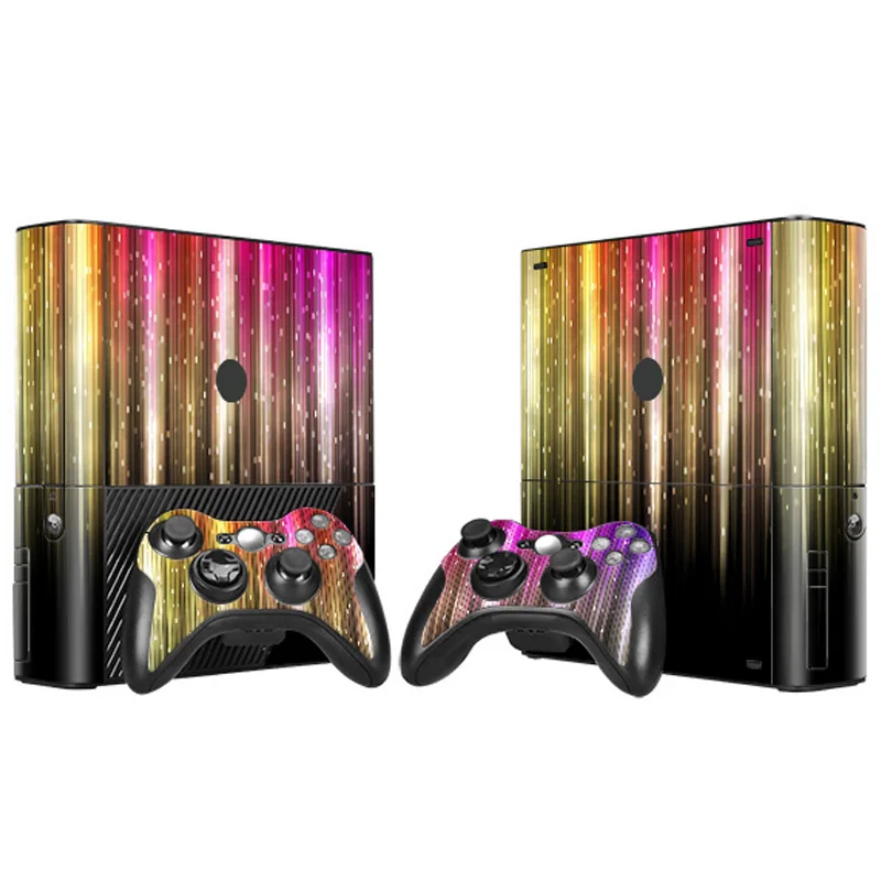 New Design Vinyl Skin Sticker Protector for Microsoft Xbox 360 E and 2 ... New Design Vinyl Skin Sticker Protector for Microsoft Xbox 360 E and 2 ...