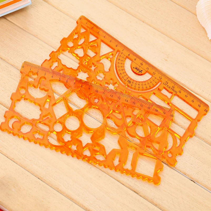 100Sets Model Drawing Straight Ruler School Supplies 20cm Plastic ...