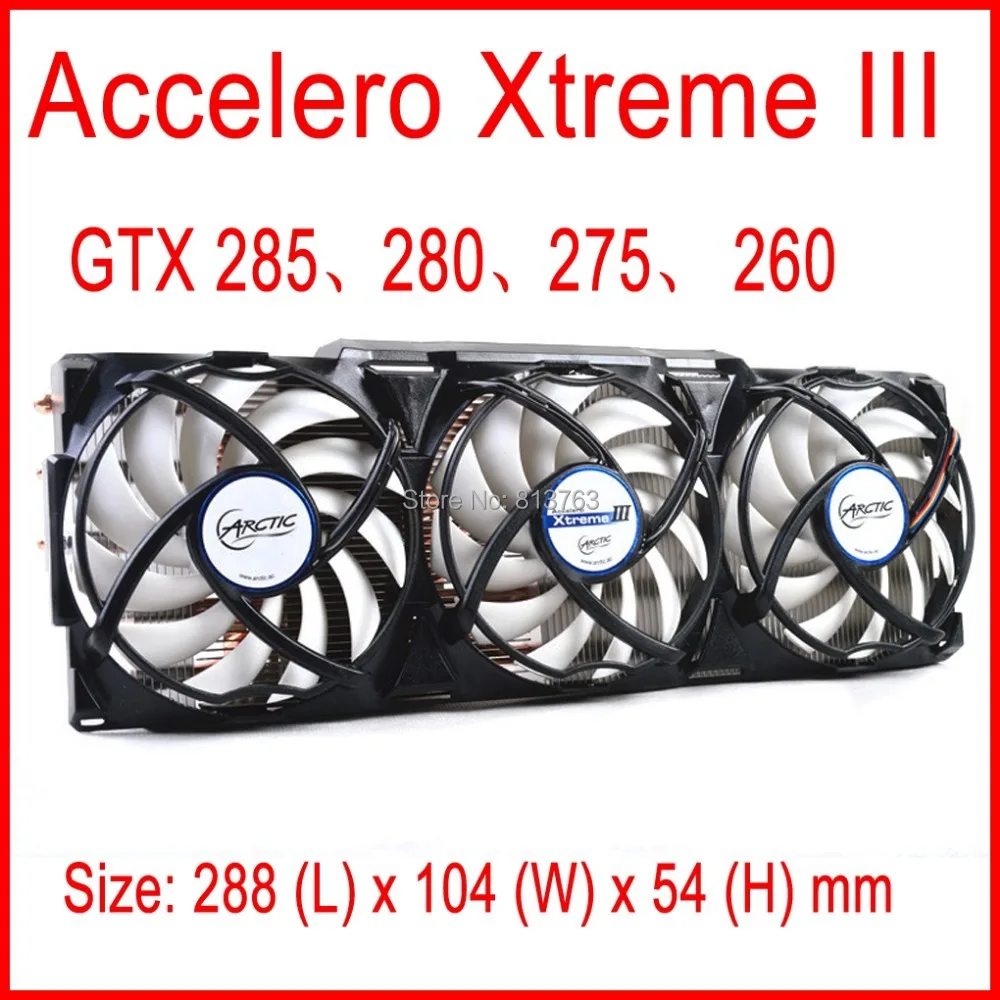 Accelero Xtreme III enfriador VGA 3 silencioso 92mm PWM Ventiladores ...