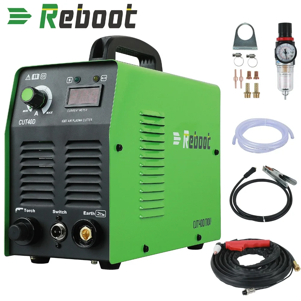 Reboot Air Plasma Cutter CUT40D Plasma Welders Cutting Machine With Torch Accessories Aluminum reboot-air-plasma-cutter-cut40d-plasma-welders-cutting-machine-with-torch-accessories-aluminum