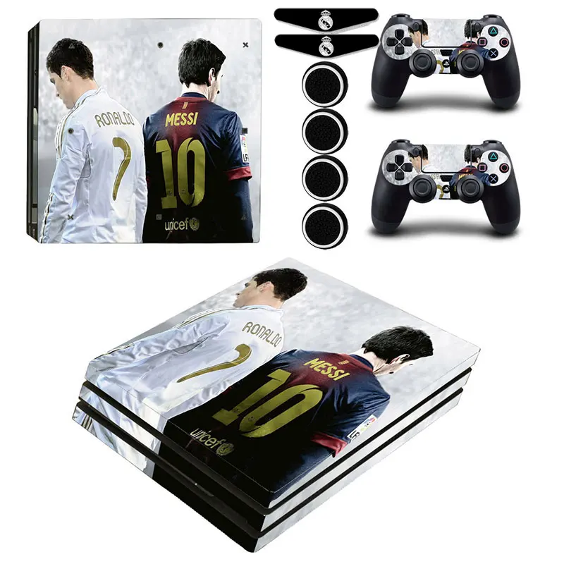 Cristiano Ronaldo Skin Stickers+2x Led Skins +4x Caps For Ps4 Pro ...