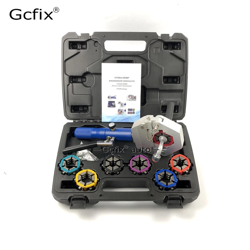 1500 Hydra Krimp A/C Hose Hydraulic Crimper Kit AC Hose Fitting ...