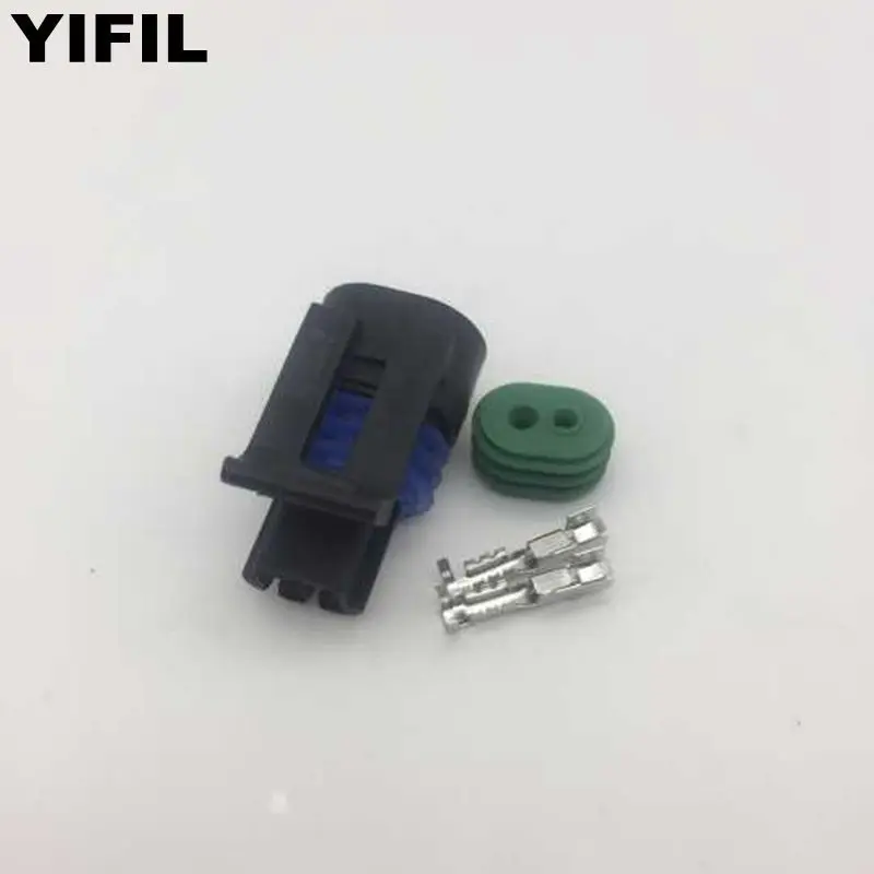 5/10/20/100ชิ้น/ล็อตสำหรับ Delphi 2 Pin/Way หญิง Sensor Connector ปิด ...