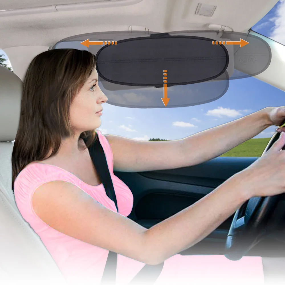 WANPOOL Anti Glare Car Visor Sunshade Extender for Drivers and Front Seat Passengers Silver AliExpress