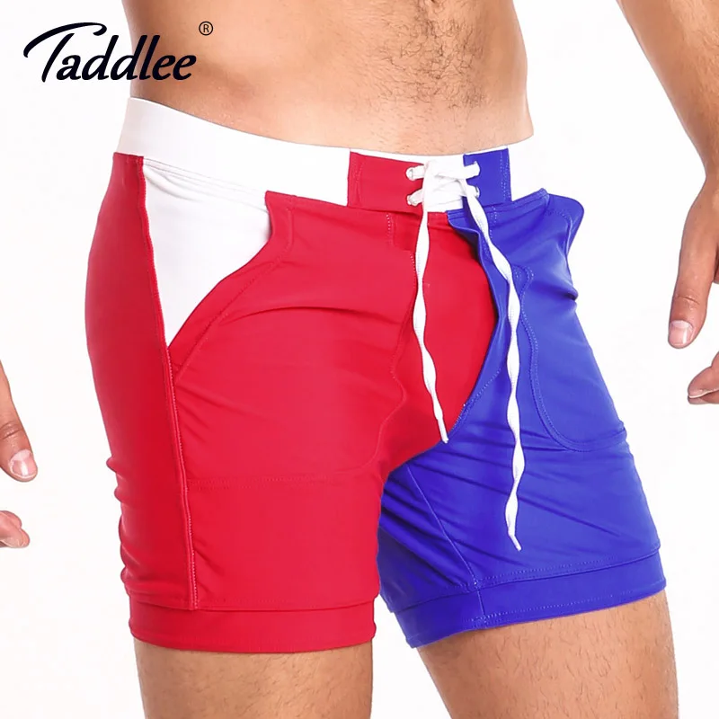 Taddlee Brand Sexy Mens Swimwear Swimsuits Man Plus Big Size Xxl Basic