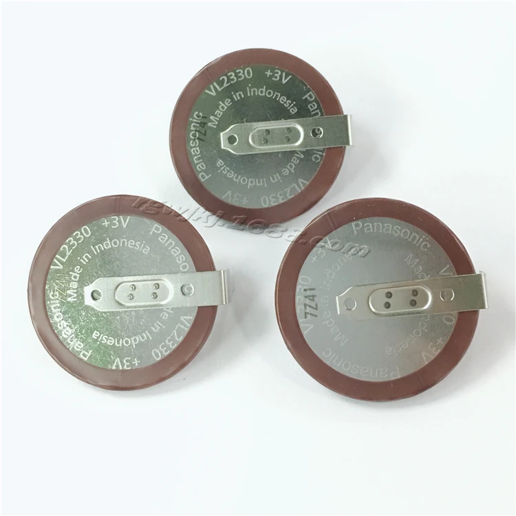 2019 1PCSใหม่สำหรับPANASONIC VL2330 2330แบตเตอรี่ลิเธียมแบบชาร์จไฟได้ ...