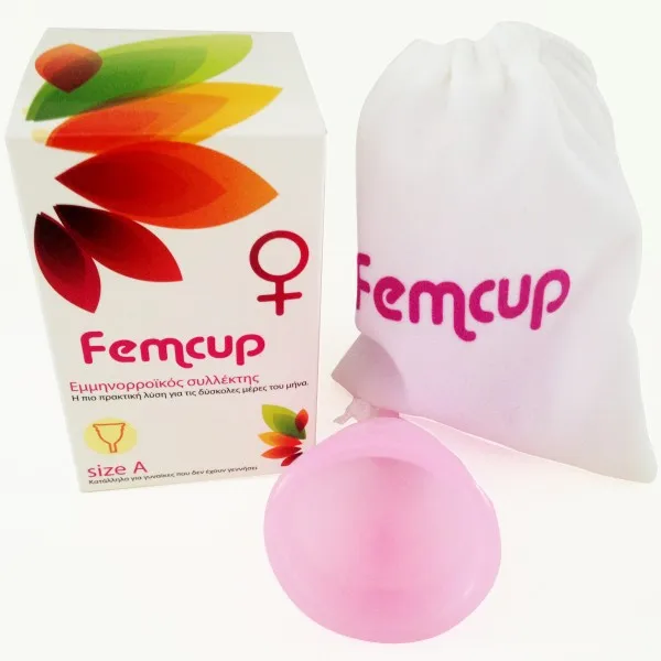 Femcup Internantional Brand Soft Menstrual Silicone Period Cup Large