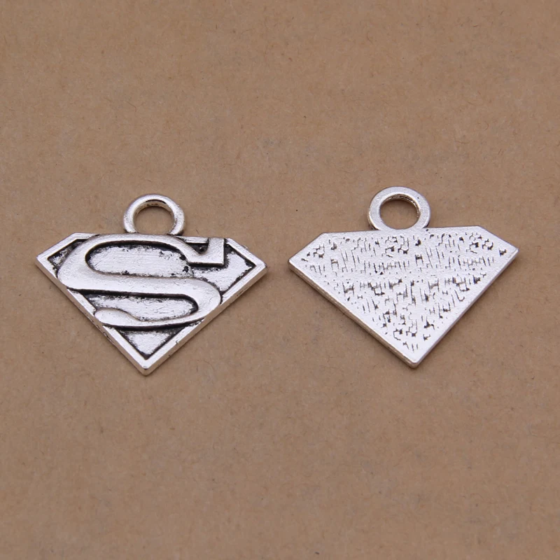 Yage 28*25mm Superman Charms,20pcs Alloy Metal Dawn of Justice Charm ...