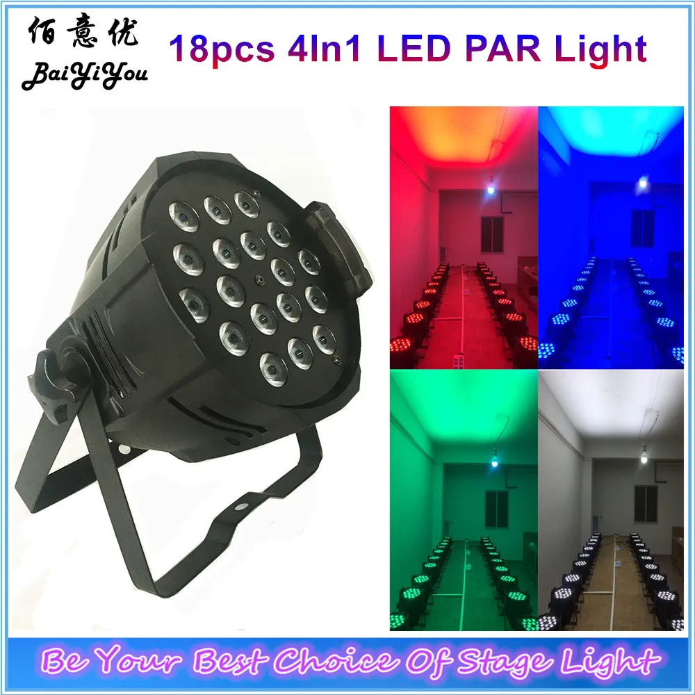 Best Quality 18x10w 4in1 Led Par Light|18pcs 10w 4in1 Full Color Led Wash Par Light Indoor Par64 ...
