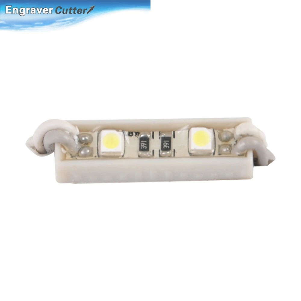 100PCS, SMD 3528 Waterproof LED Module (2 LEDs, White Light, 0.24W, L26 ...