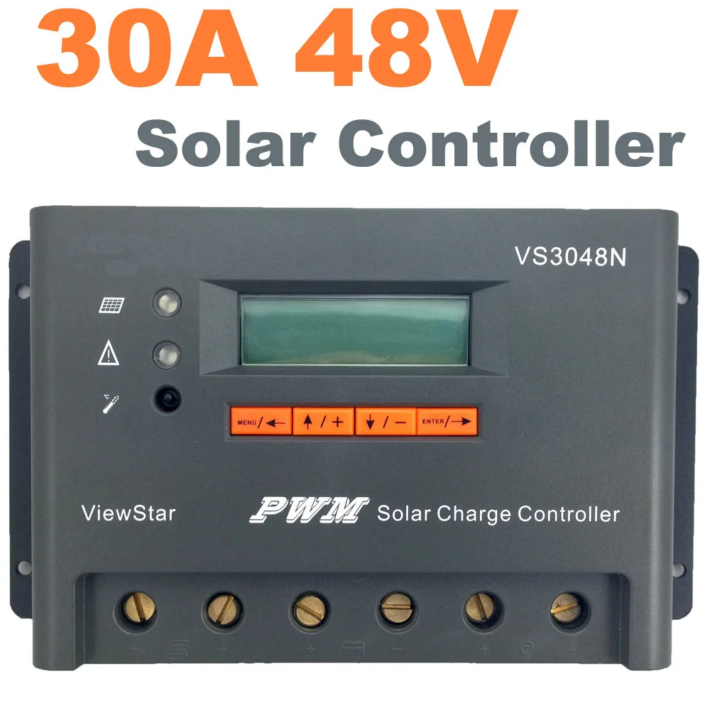 Купить 30а 48 в vs3048n контроллер заряда epsolar 48 в гель батарей для ...