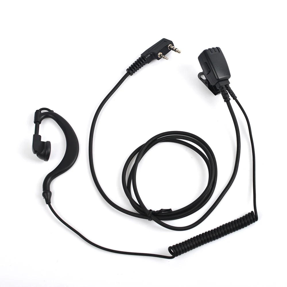 2017 5 packs double needle G Ear headphone radio two way radio TH 22A ...