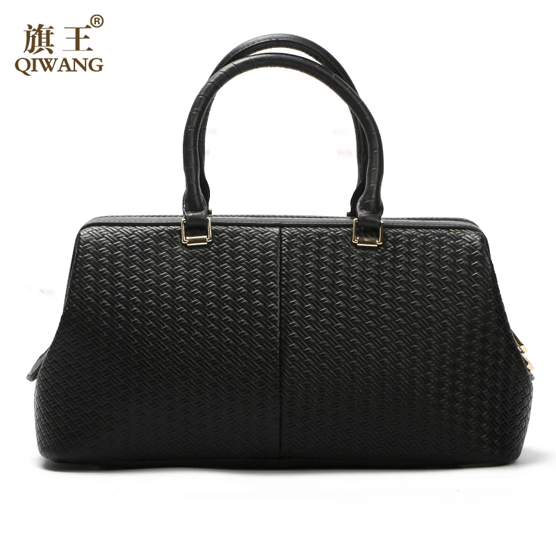 QIWANG Luxury Handbag Women Doctor Bags Frame Women Leather Handbags ...