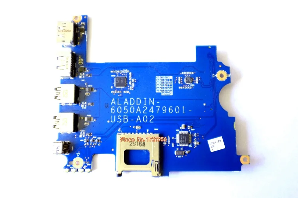 Original para HP Elitebook 8770w USB 3.0 eSATA SD DP Porto Board ...