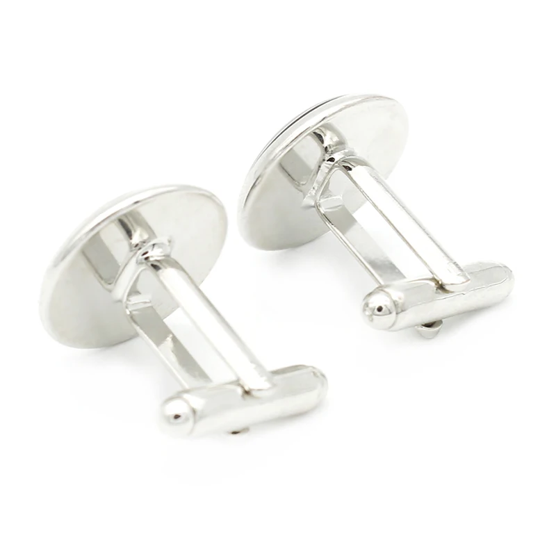 Geometric Vintage Silver Cufflinks Cuff Links Jewelry Making & Beading ...