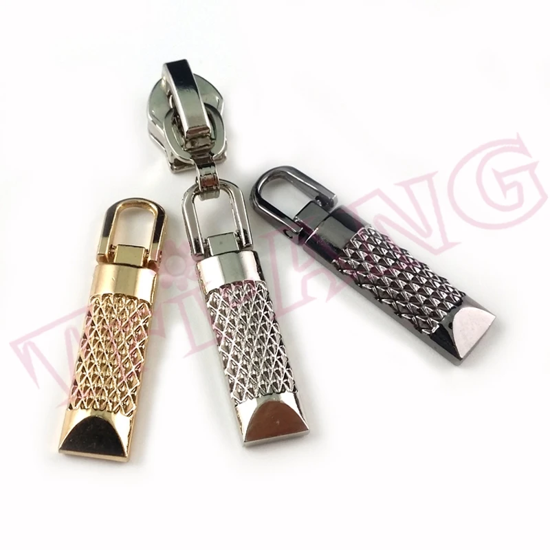 20 teile/los, hohe Qualität 5 # Gravierte Zipper Sliders für Metall ...