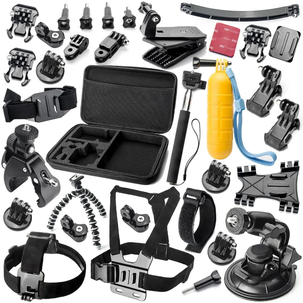 2016 Gopro Hero Go pro Accessories Set Mount for Sony Action cam HDR ...