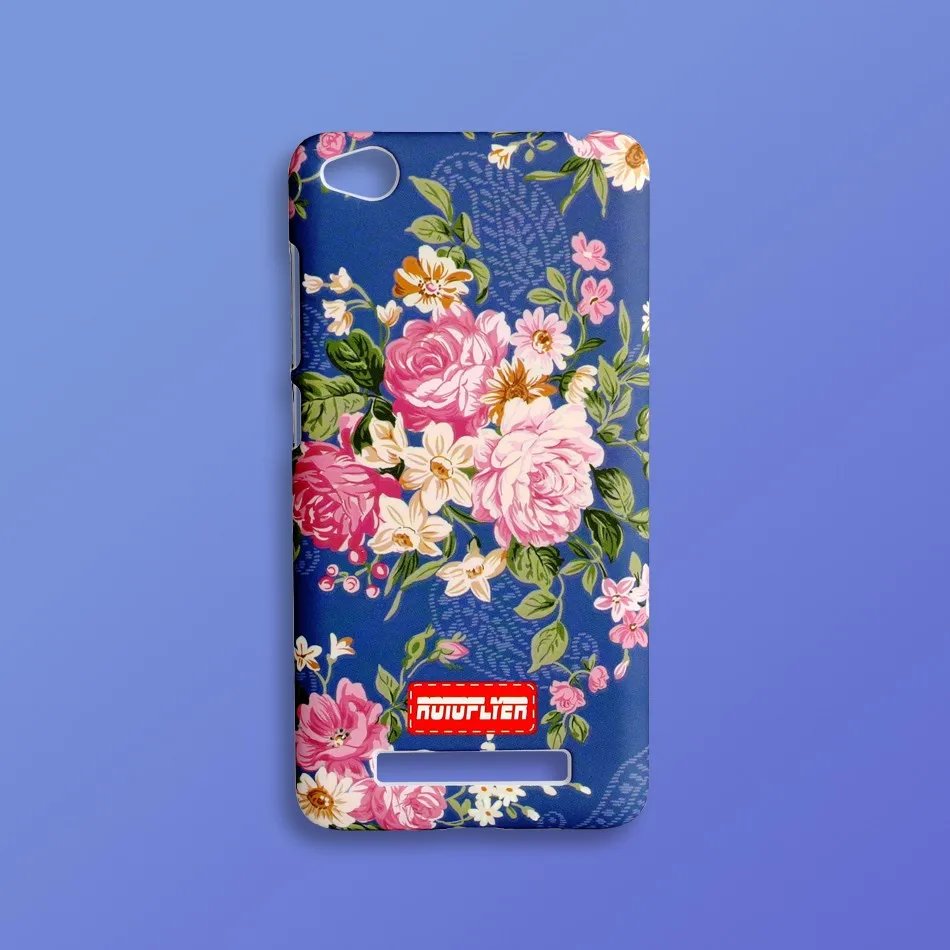 Luminous Case for Xiaomi Redmi 4A Beautiful Flower Pattern Back Cover ...