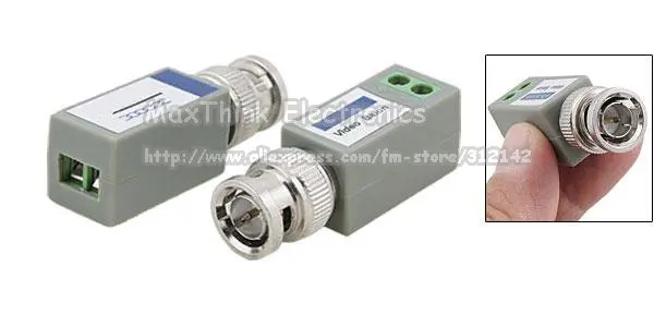 1CH BNC Balun Video Coax UTP for CCTV Camera, BNC Connector Video Balun ...