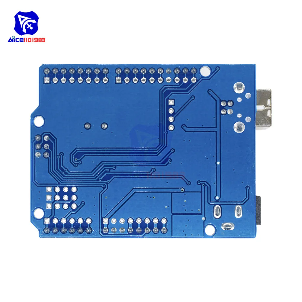 Купить Ch340 Ch340g Usb Type B Mit Atmega328p 16 МГц для Arduino Uno R3