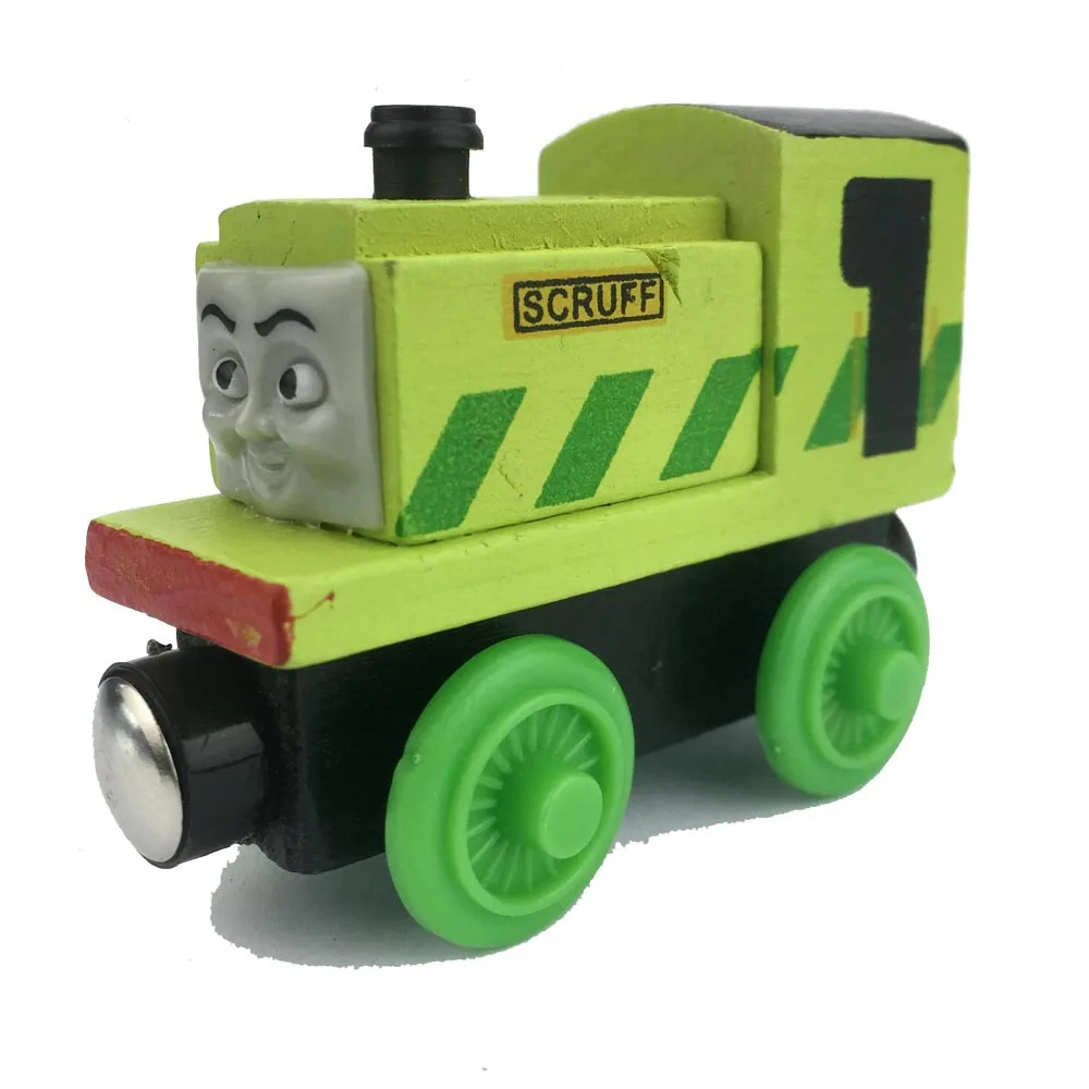 Anime Scruff Minion Wooden Trains Model Toy Car Tank Engine Railway ...