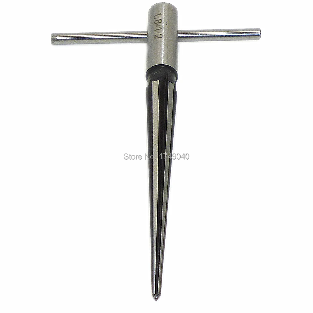 T Handle Tapered 6 Fluted Wood Chamfer Taper Hand Held Reamer Hole Pipe ...