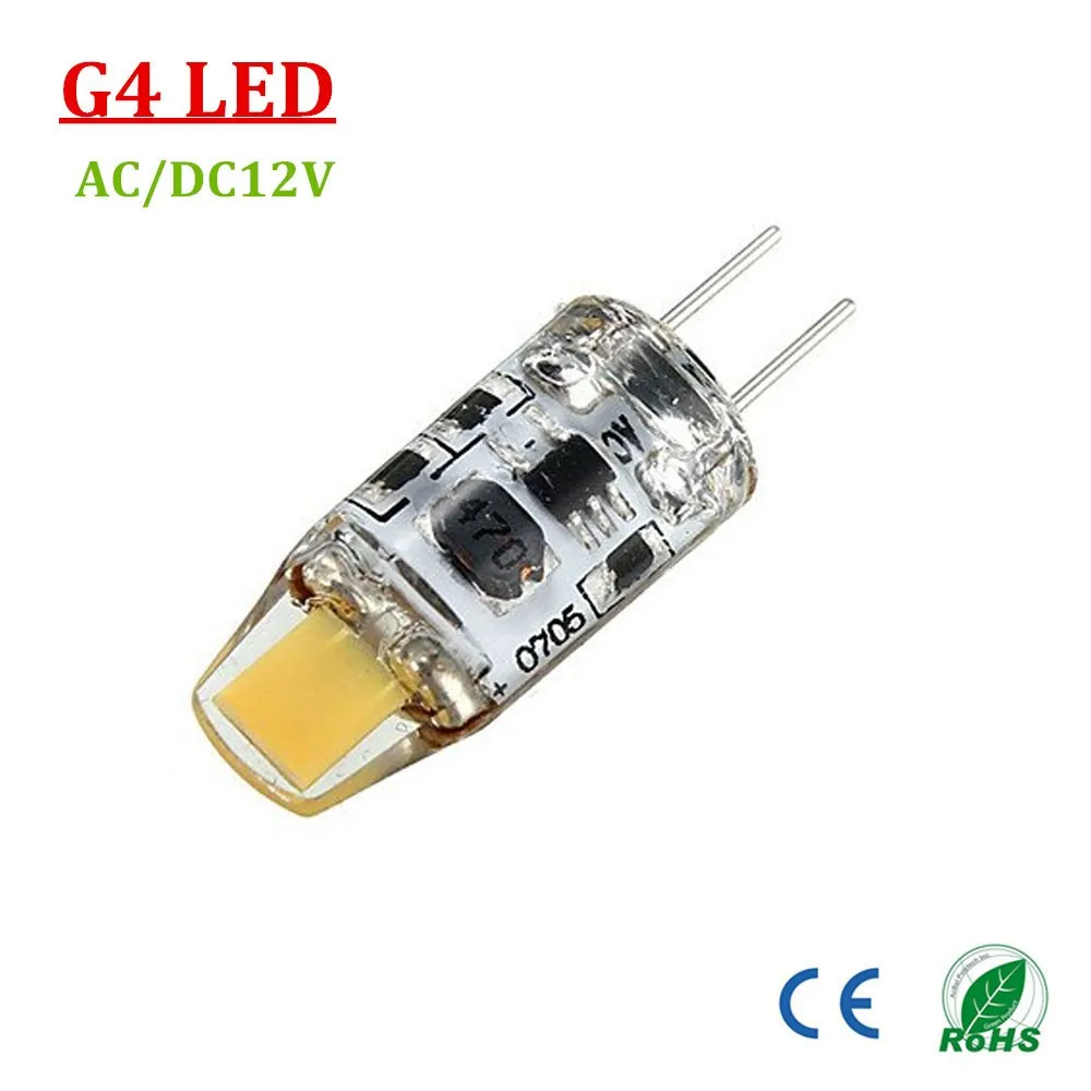 100Pack G4 1W LED Halogen Bulb Replacement 2700 6500K No Dim 1 SMD 0705 ...